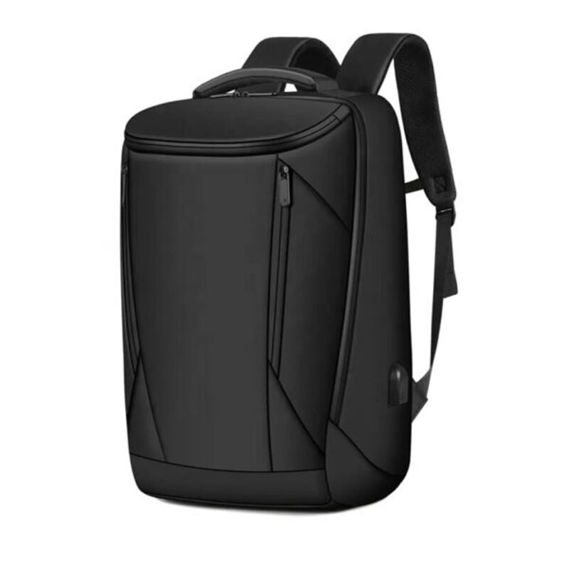 Newest Stylish Large Capacity Office Laptop Backpack Black - Bag.lk