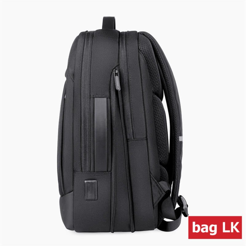 New Smart Collage Waterproof Travel Business Laptop Backpack Black - Bag.lk