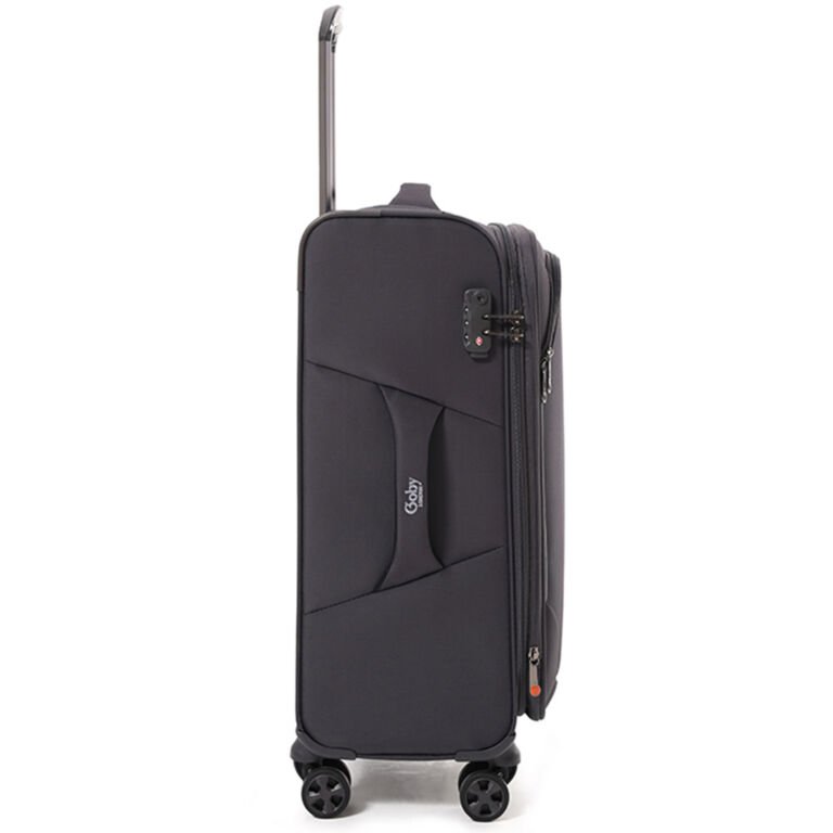 Goby London Stylish High Capacity Soft Luggage Gray 20Kg GB-3005 - Bag.lk