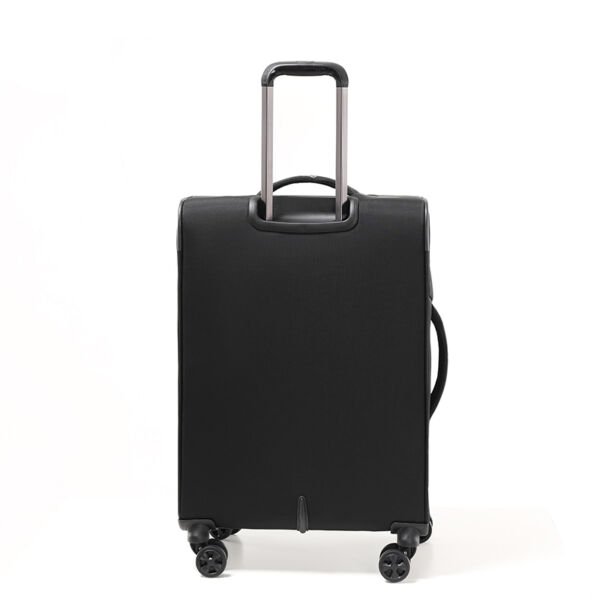Goby London Light Weight Soft Luggage Metallic Black 10kg (Hand Luggage ...