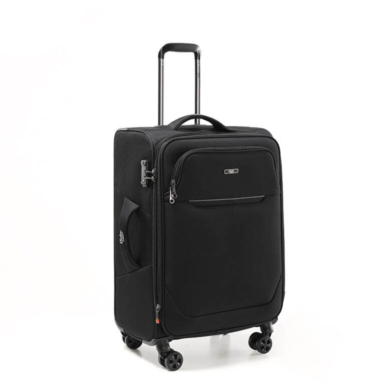 Goby London Light Weight Soft Luggage Metallic Black 20Kg GB-3006 - Bag.lk
