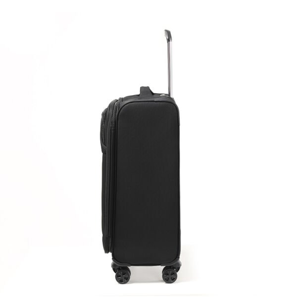 Goby London Light Weight Soft Luggage Metallic Black 10kg (Hand Luggage ...