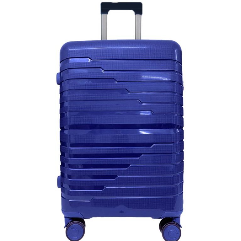 New Canbarra Explorer PP Travel Luggage Bag 40kg Large Dark Blue - Bag.lk