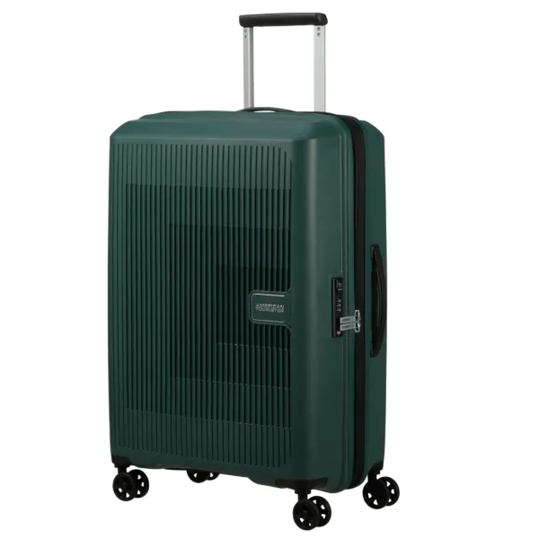 American Tourister AeroStep Luggage Army Green 10kg - Bag.lk