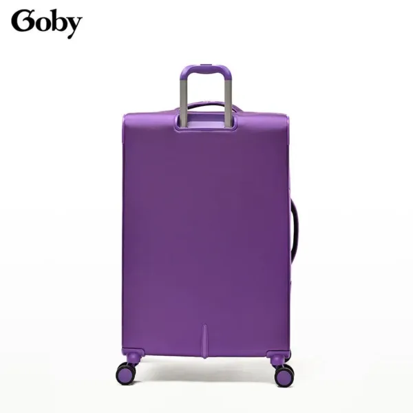 Goby London Light Weight Fabric Travel Luggage Purple 40KG GB-3009 - Bag.lk