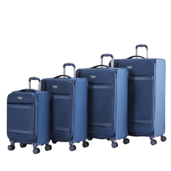 Goby London Light Weight Soft Travel Luggage Dark Blue 10KG (Hand ...